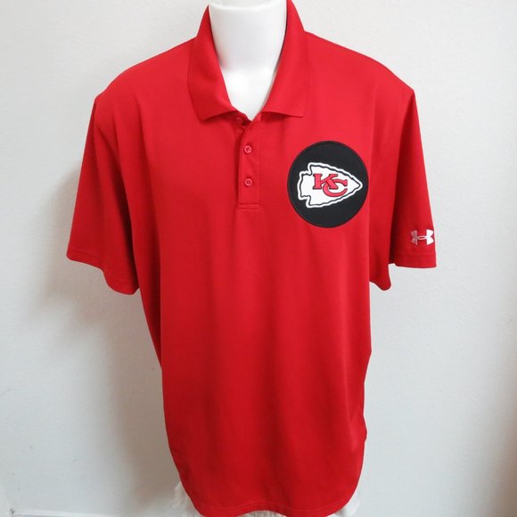 Shirts | Sz L Red Performance Mens Db Poly16u Polo Shirt | Poshmark